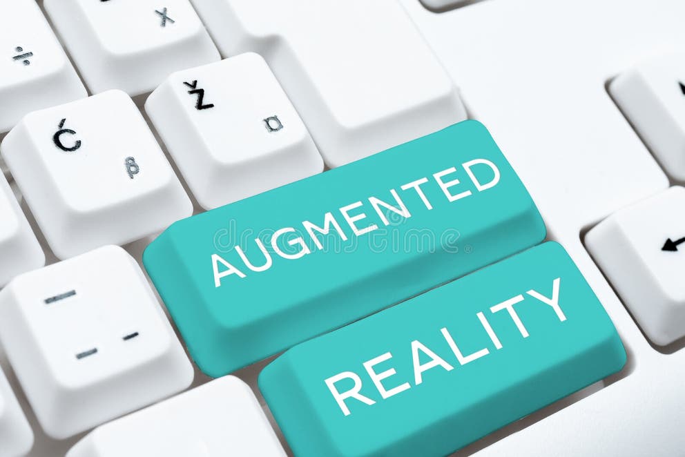 Conceptual Caption Augmented Reality. Word for Technology that Imposes ...