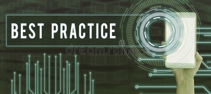 Conceptual Caption Best Practice. Business Idea Selective Focus Proven ...