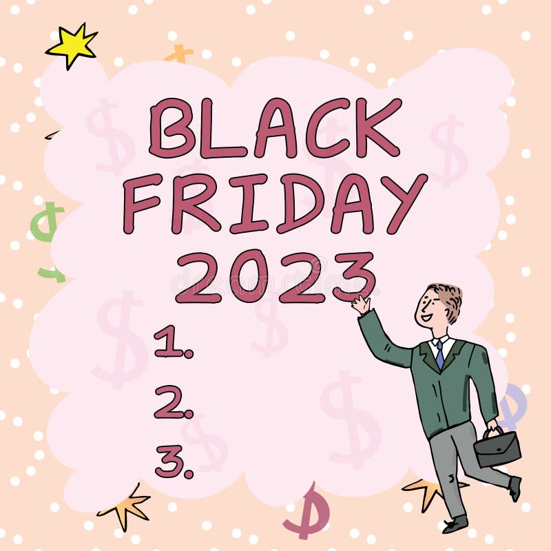 Conceptual Caption Black Friday 2023. Word Written on Day Following ... Conceptual Caption Black Friday 2023. Word Written on Day Following ...
