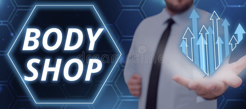 Conceptual Display Body Shop. Business Concept a Shop Where Automotive ... Conceptual Display Body Shop. Business Concept a Shop Where Automotive ...