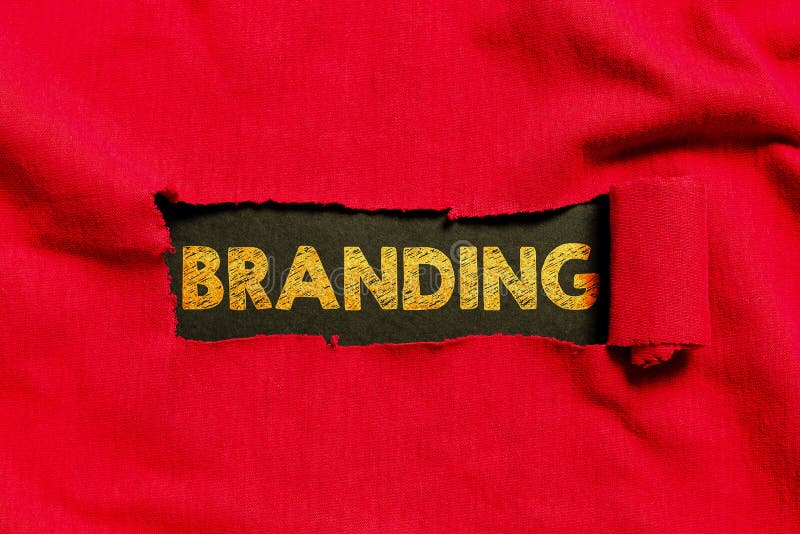 Conceptual Caption Branding Concept Meaning Promotion Of Product By