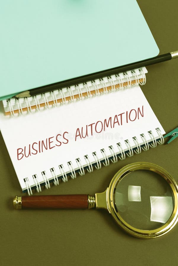 Conceptual Caption Business Automation. Business Idea Advanced ... Conceptual Caption Business Automation. Business Idea Advanced ...
