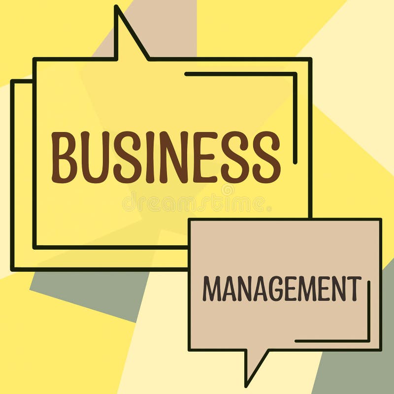 Hand Writing Sign Business Management. Business Concept Rewriting ...