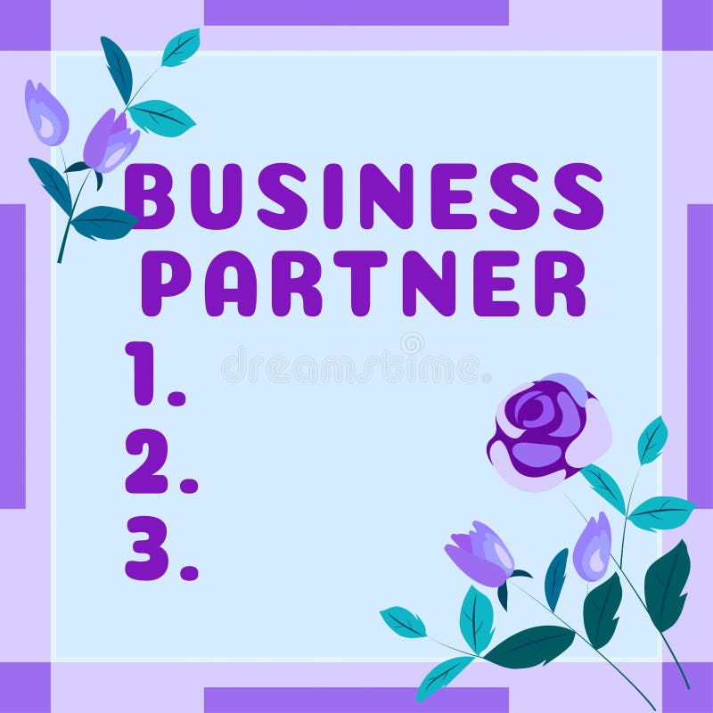 Conceptual Caption Business Partner. Business Showcase Commercial ...