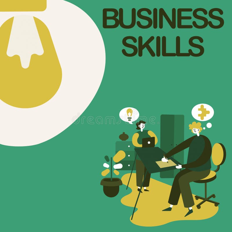 Conceptual Caption Business Skills. Business Idea an Ability To Acquire ... Conceptual Caption Business Skills. Business Idea an Ability To Acquire ...