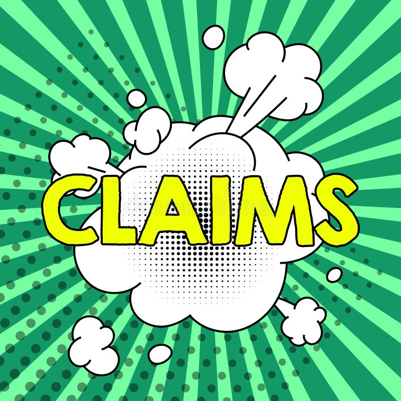 Conceptual Caption Claims. Word Written on State or Assert that ...