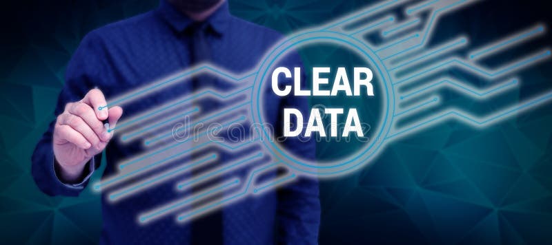 Conceptual Caption Clear Data. Concept Meaning Act of Removing Unwanted ...