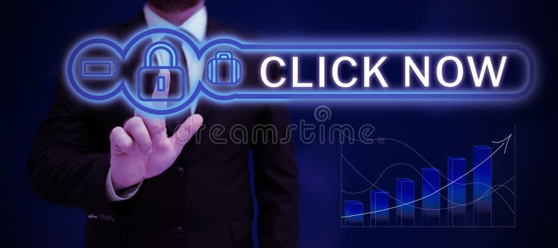 Conceptual Caption Click Now. Concept Meaning Pressing the Button ...