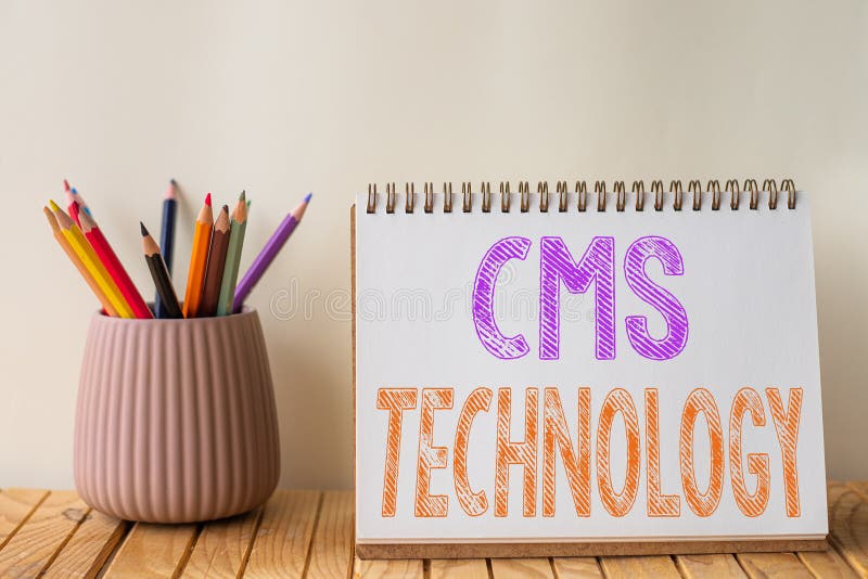Conceptual Caption Cms Technology. Word for Programs that are Used To Create and Manage Digital ...