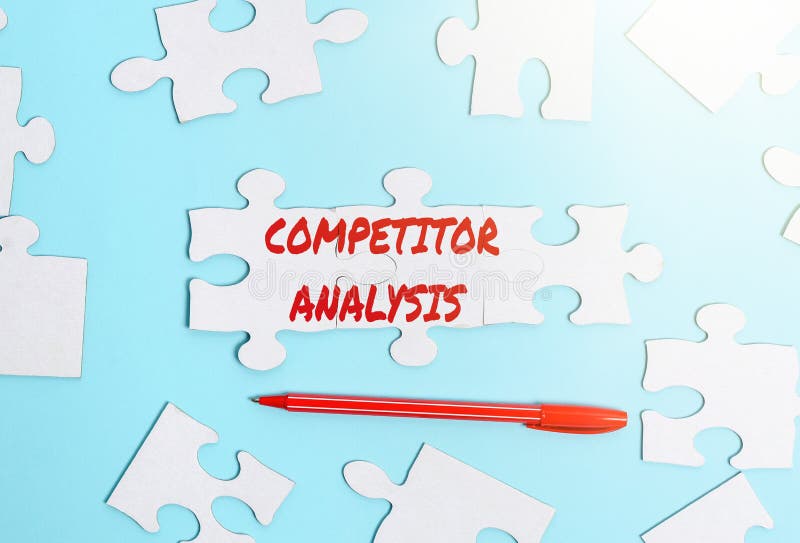 Text Showing Inspiration Competitor Analysis. Business Concept ...