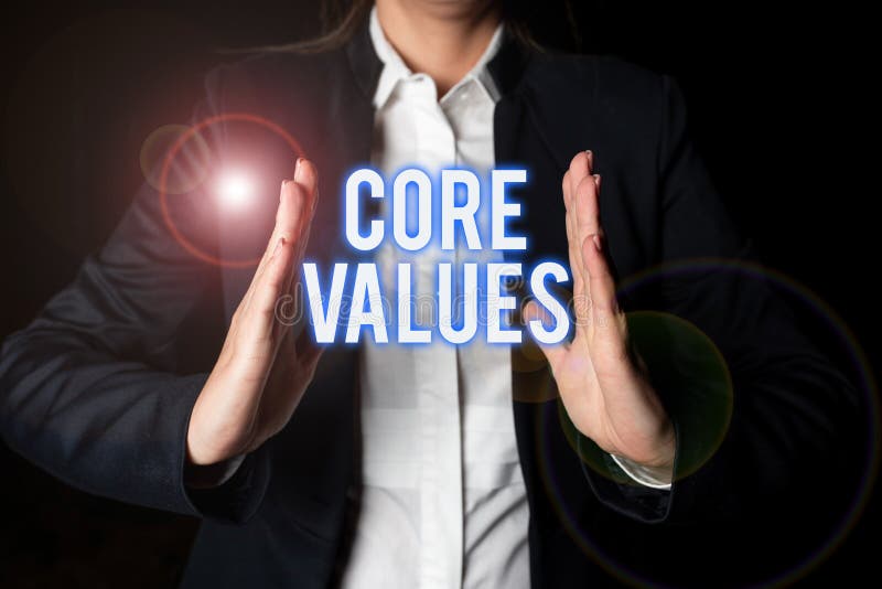 Inspiration Showing Sign Core Values. Business Idea Principles Which ... Inspiration Showing Sign Core Values. Business Idea Principles Which ...