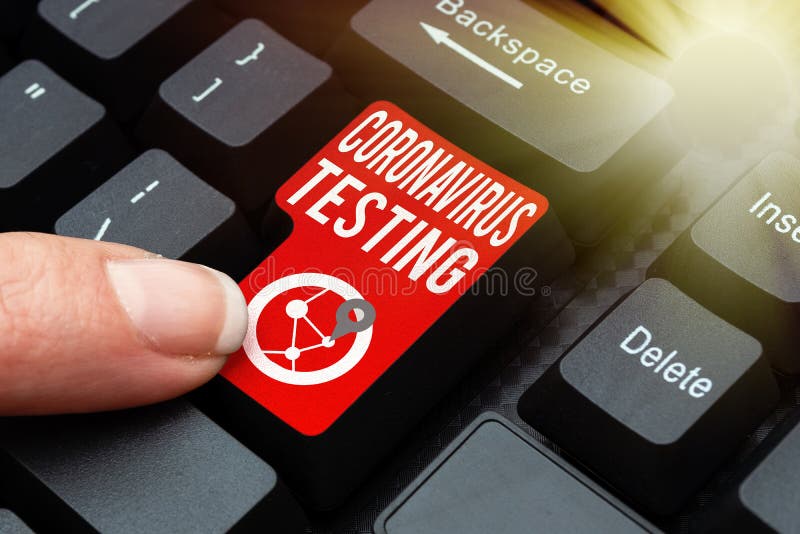 Conceptual Caption Coronavirus Testing. Internet Concept Collection of ... Conceptual Caption Coronavirus Testing. Internet Concept Collection of ...