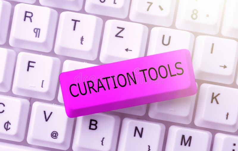 Conceptual Caption Curation Tools. Business Concept Software Used in ...