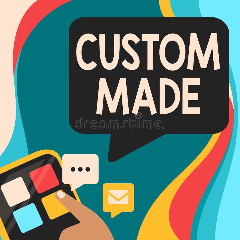 Conceptual Caption Custom Made. Business Approach Something is Done To ... Conceptual Caption Custom Made. Business Approach Something is Done To ...