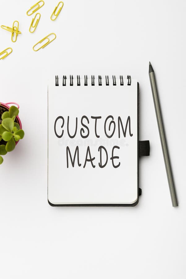 Conceptual Caption Custom Made. Business Showcase Something is Done To ... Conceptual Caption Custom Made. Business Showcase Something is Done To ...