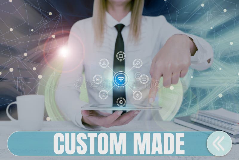 Conceptual Caption Custom Made. Business Showcase Something is Done To ... Conceptual Caption Custom Made. Business Showcase Something is Done To ...