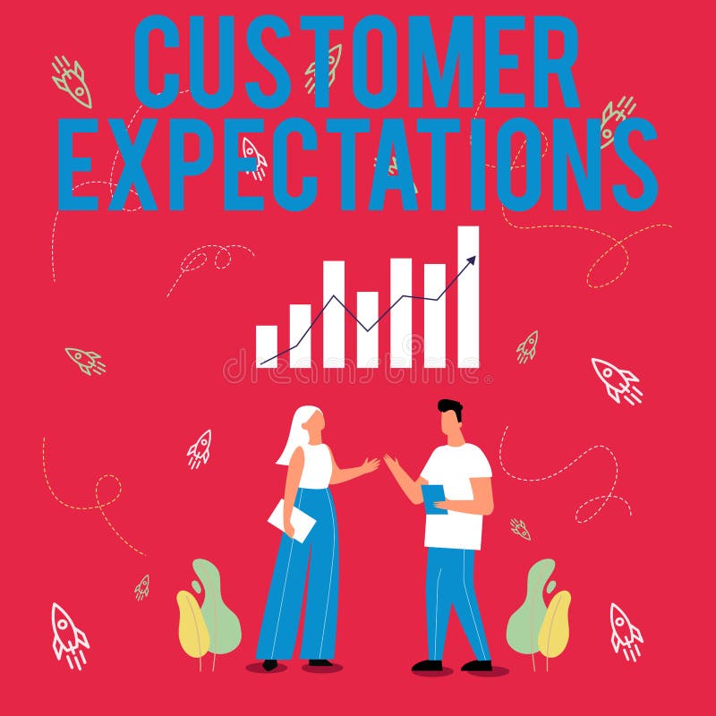 Hand Writing Sign Customer Expectations. Word for Benefits a Client ... Hand Writing Sign Customer Expectations. Word for Benefits a Client ...