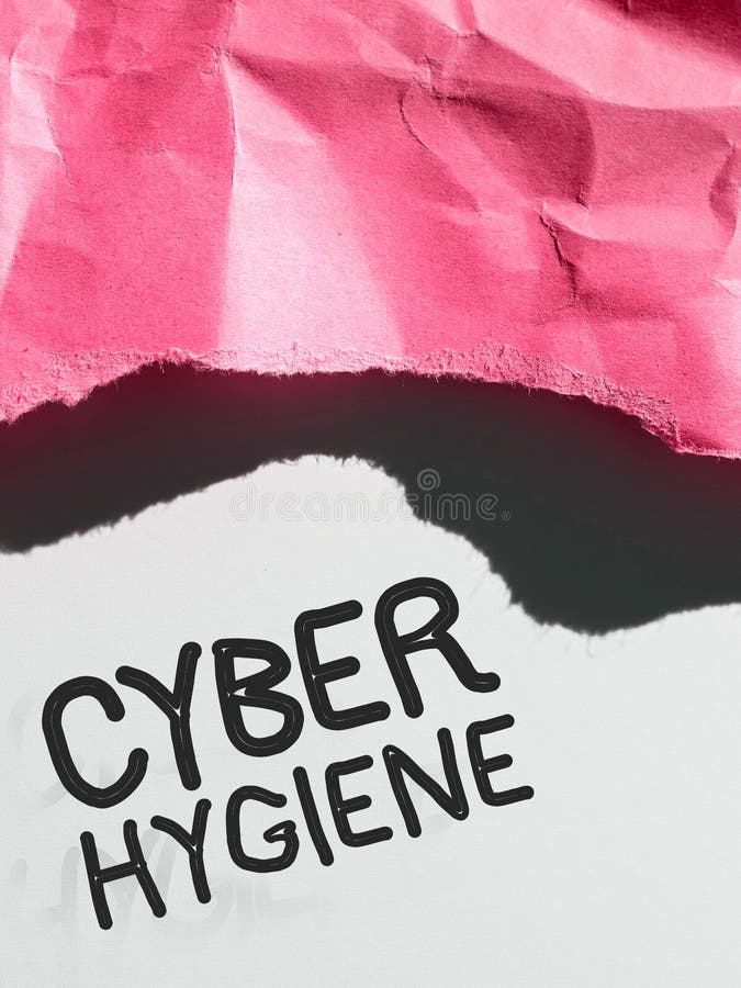 Conceptual Display Cyber Hygiene. Business Overview Steps that Computer ...