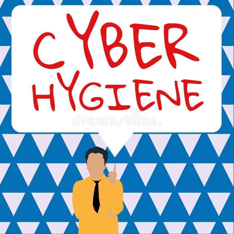 Conceptual Caption Cyber Hygiene. Word Written on Steps that Computer ... Conceptual Caption Cyber Hygiene. Word Written on Steps that Computer ...