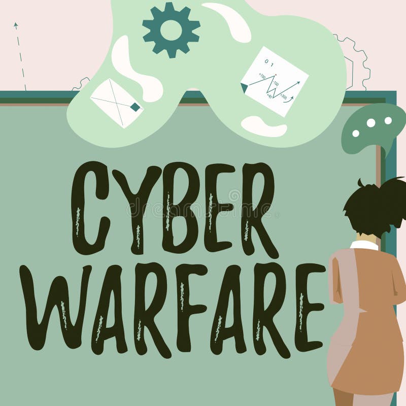 Conceptual Caption Cyber Warfare. Business Idea Virtual War Hackers ... Conceptual Caption Cyber Warfare. Business Idea Virtual War Hackers ...
