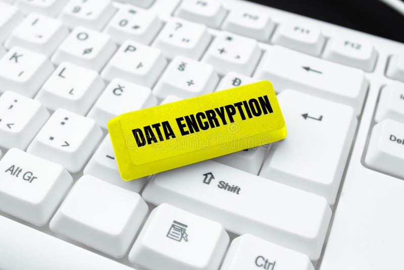 Conceptual Caption Data Encryption Internet Concept Symmetrickey Algorithm For The Encrypting