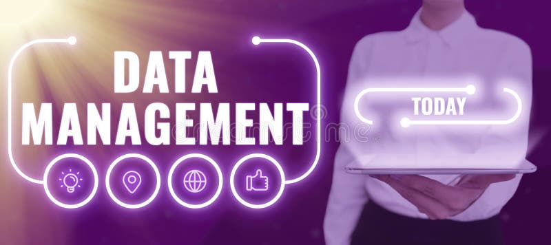 Conceptual Caption Data Managementthe Practice Of Organizing And Maintaining Data Processes