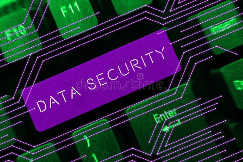 Conceptual Caption Data Security. Conceptual Photo Confidentiality Disk ...