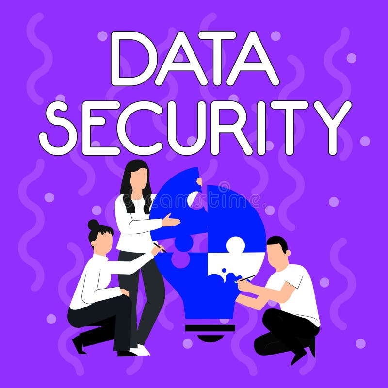 Data Security Puzzle Stock Illustrations – 843 Data Security Puzzle ...