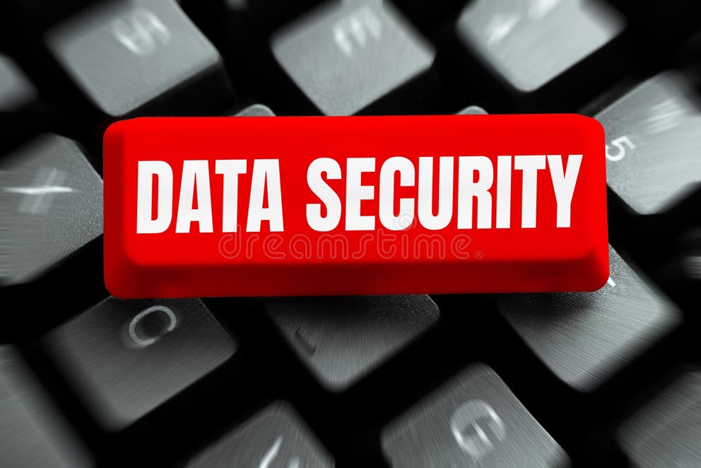 Writing Displaying Text Data Security Internet Concept Confidentiality