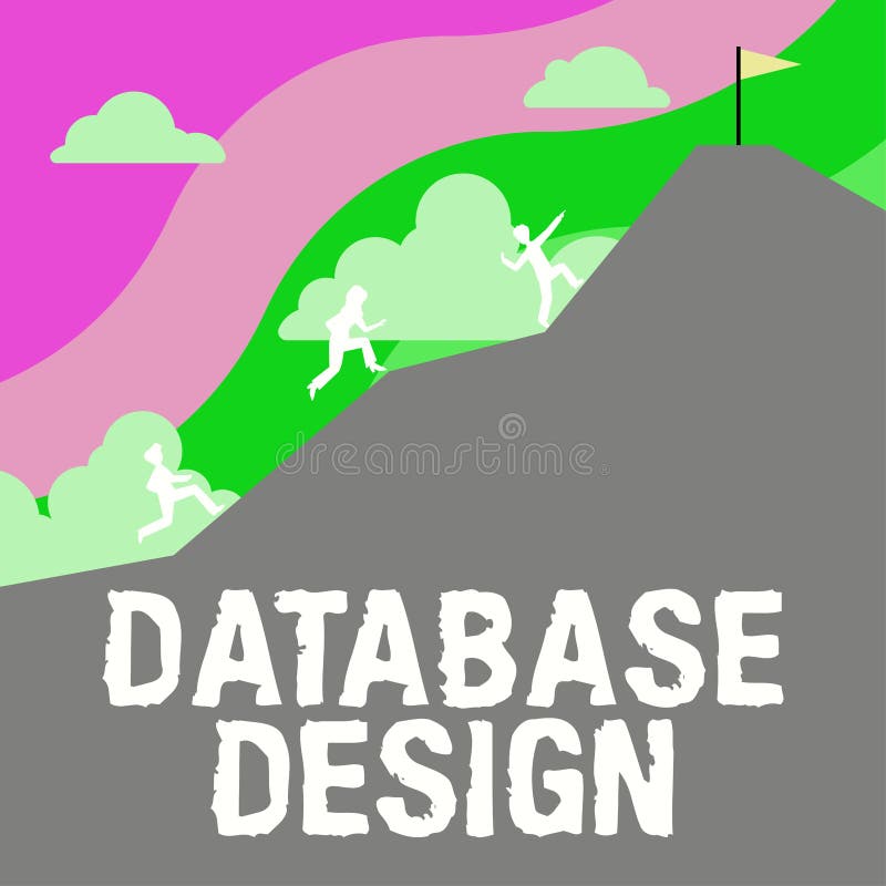 Conceptual Caption Database Design. Business Idea Organisation of Data ...
