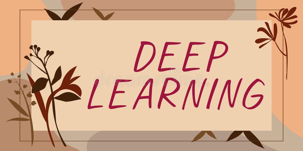 Conceptual Display Deep Learning Business Approach Hierarchical Abstractions Artificial