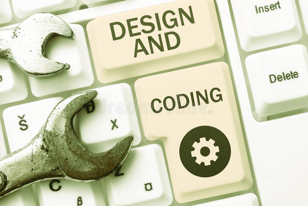 Inspiration Showing Sign Design and Coding. Business Showcase HTML and Programming, Cross ...