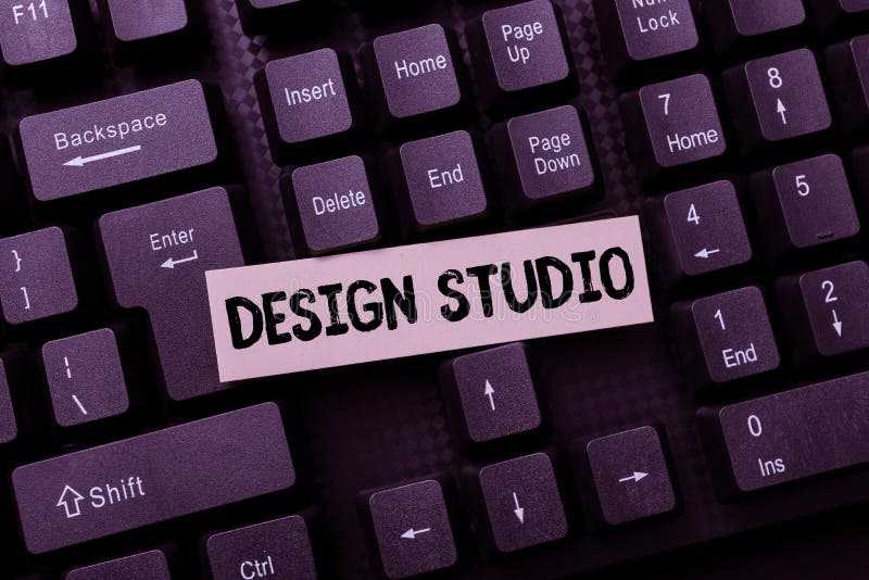 Conceptual Caption Design Studio. Word for Work Environment ...