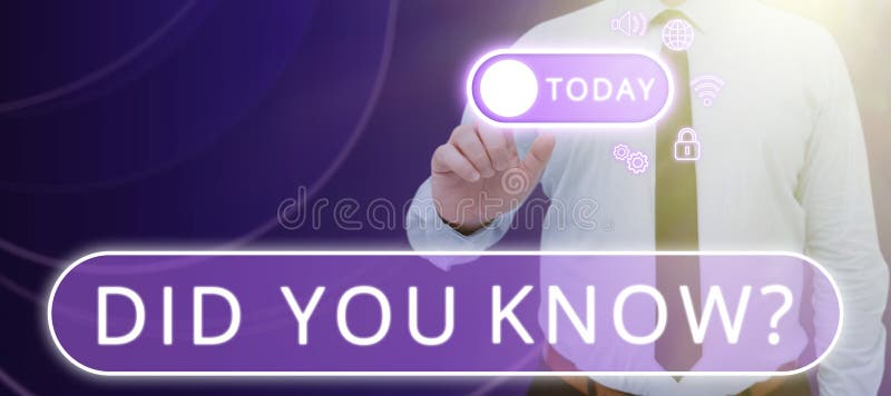 Hand Writing Sign Did You Know Question. Business Idea Fun Facts and ... Hand Writing Sign Did You Know Question. Business Idea Fun Facts and ...