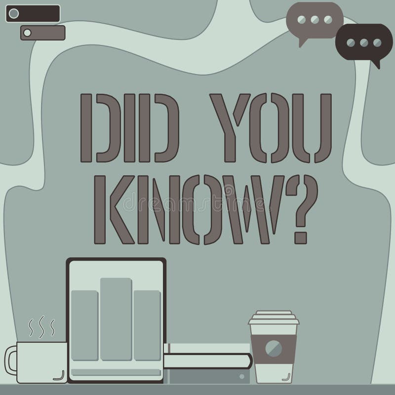 Conceptual Caption Did You Know Question. Internet Concept when You are ... Conceptual Caption Did You Know Question. Internet Concept when You are ...