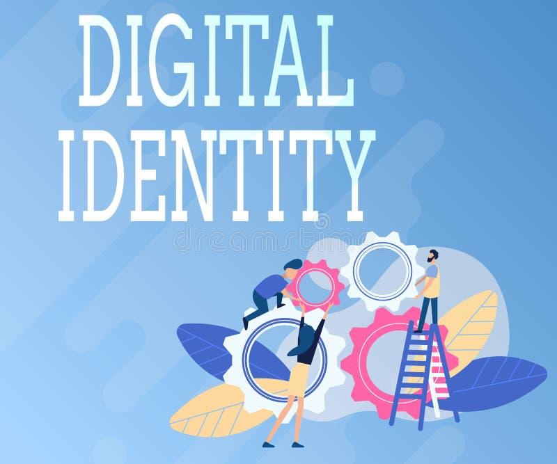 Conceptual Caption Digital Identity. Word for Information on Entity ...