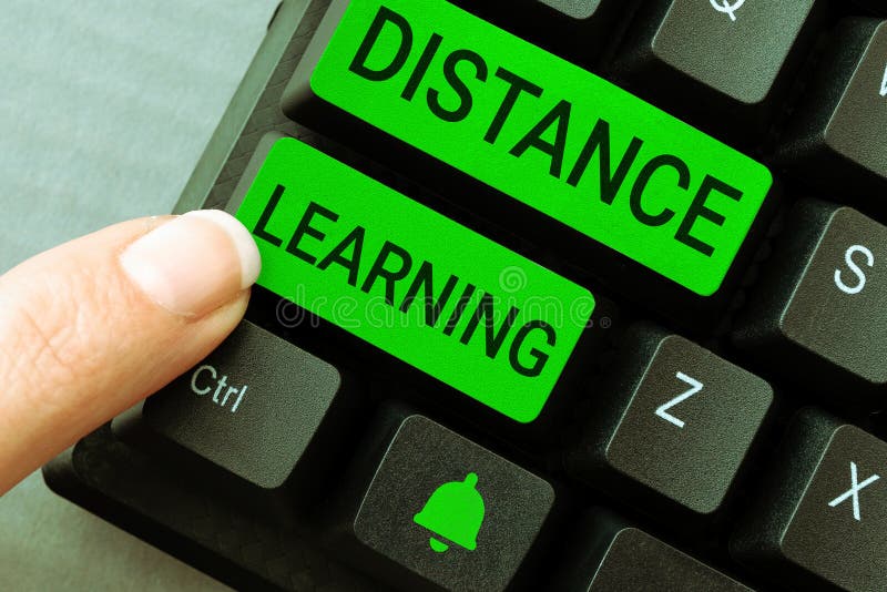 Inspiration Showing Sign Distance Learning. Conceptual Photo ...