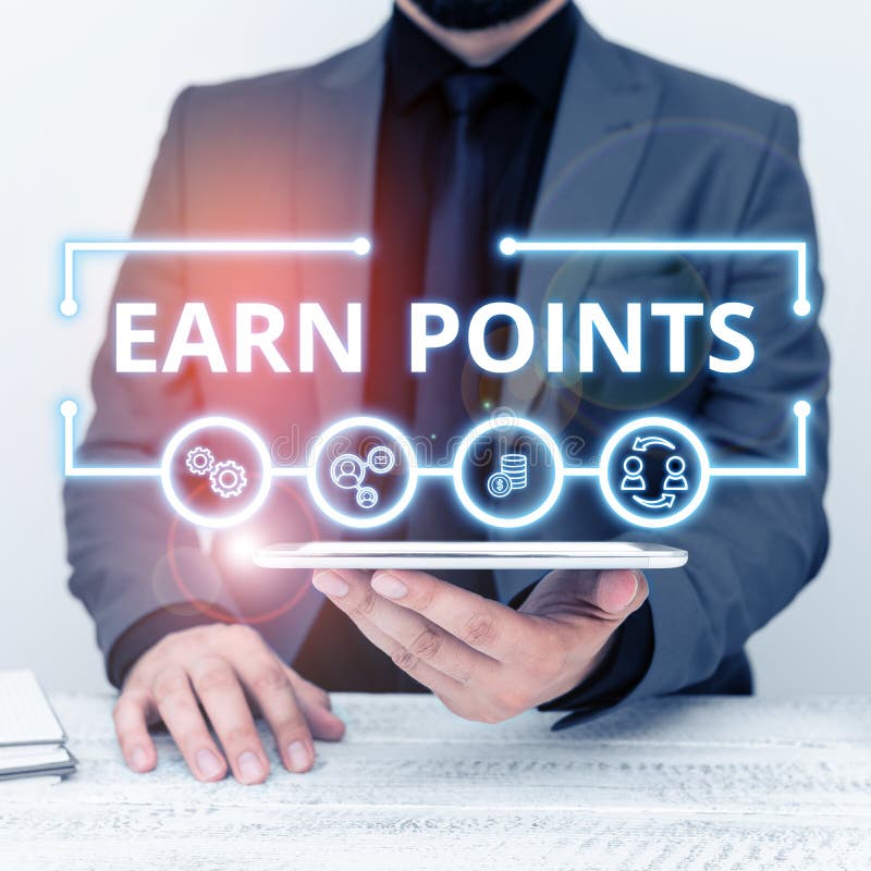 Conceptual Caption Earn Points. Internet Concept To Get Praise or ... Conceptual Caption Earn Points. Internet Concept To Get Praise or ...
