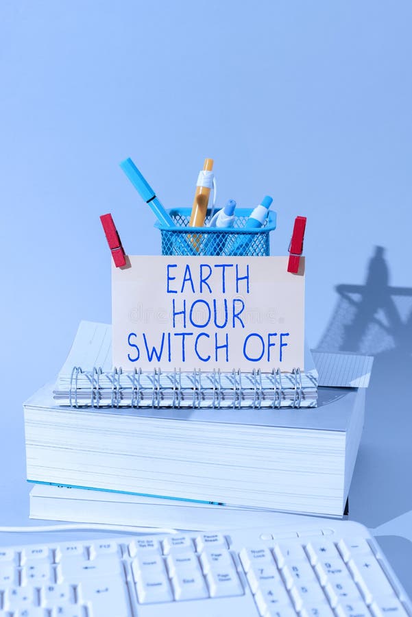 Conceptual Caption Earth Hour Switch Off. Internet Concept the Lights ... Conceptual Caption Earth Hour Switch Off. Internet Concept the Lights ...