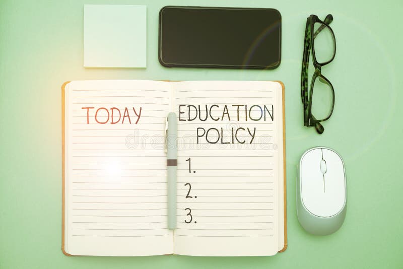 Conceptual Caption Education Policy. Business Showcase Field of Study ...