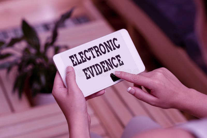 Conceptual Caption Electronic Evidence. Concept Meaning Probative ...