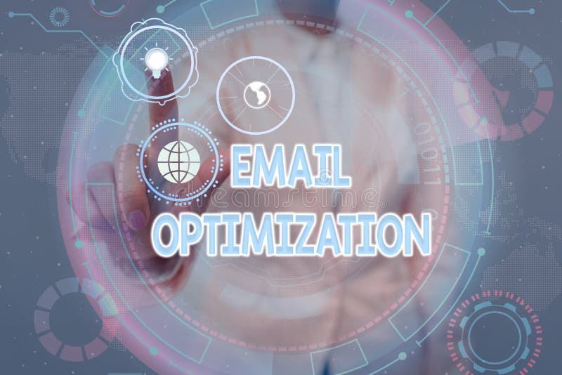 Conceptual Caption Email Optimization. Word for Email Marketer To ...