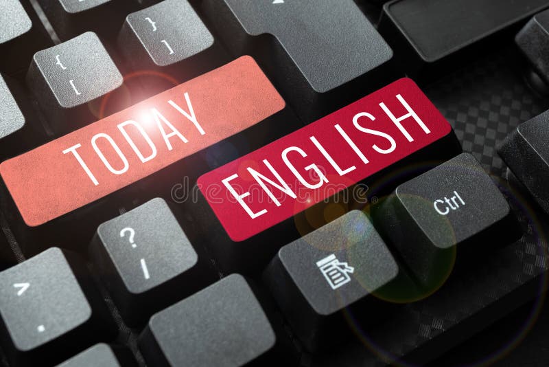 Conceptual Caption English. Internet Concept Possible Communication ...