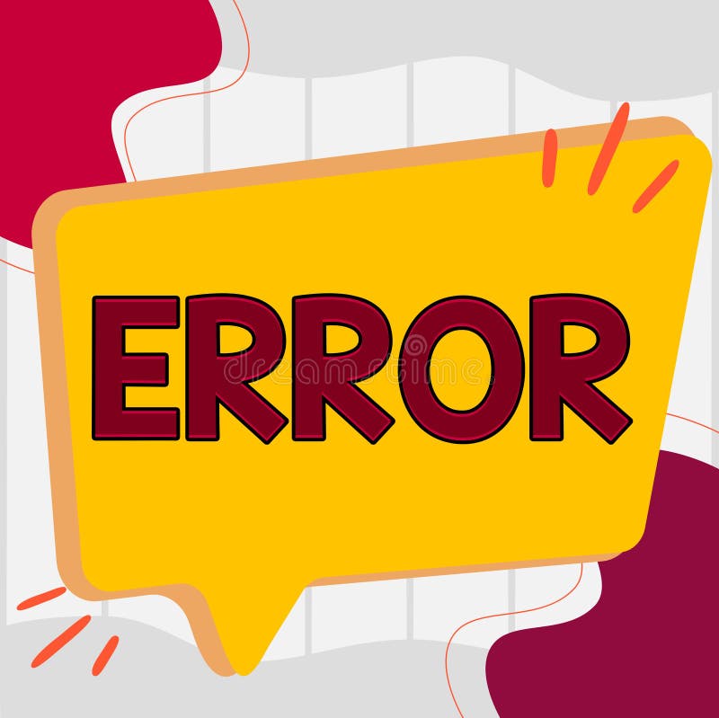 Error Condition Stock Illustrations – 161 Error Condition Stock ...