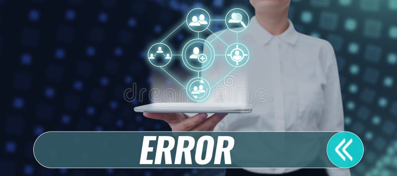 Conceptual Caption Error. Conceptual Photo Failure or in Deviation from ...