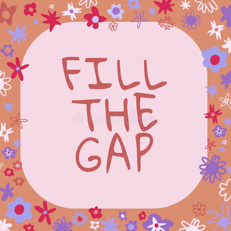 Conceptual Caption Fill the Gap. Business Concept Put he Missing Part ...