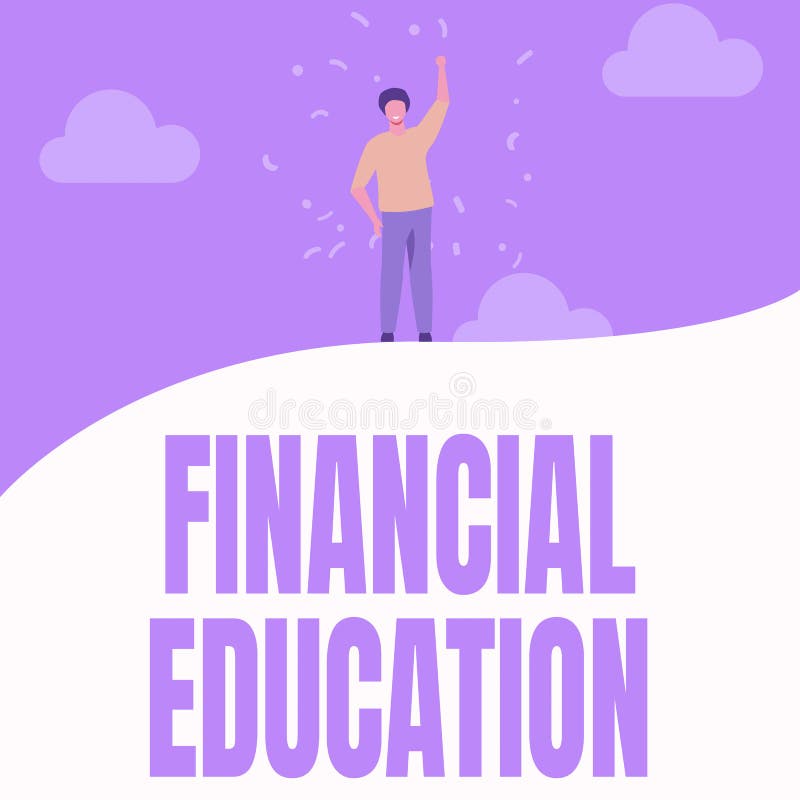 Text Showing Inspiration Financial Education. Conceptual Photo ... Text Showing Inspiration Financial Education. Conceptual Photo ...