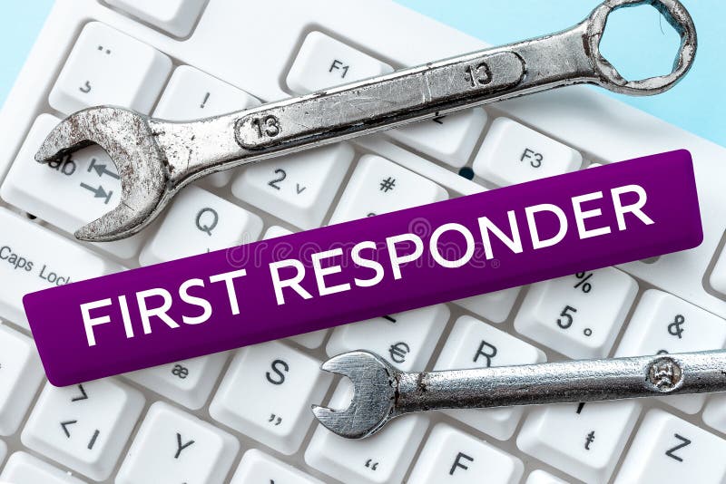 Conceptual Caption First Responder. Business Concept a Person Who is ... Conceptual Caption First Responder. Business Concept a Person Who is ...