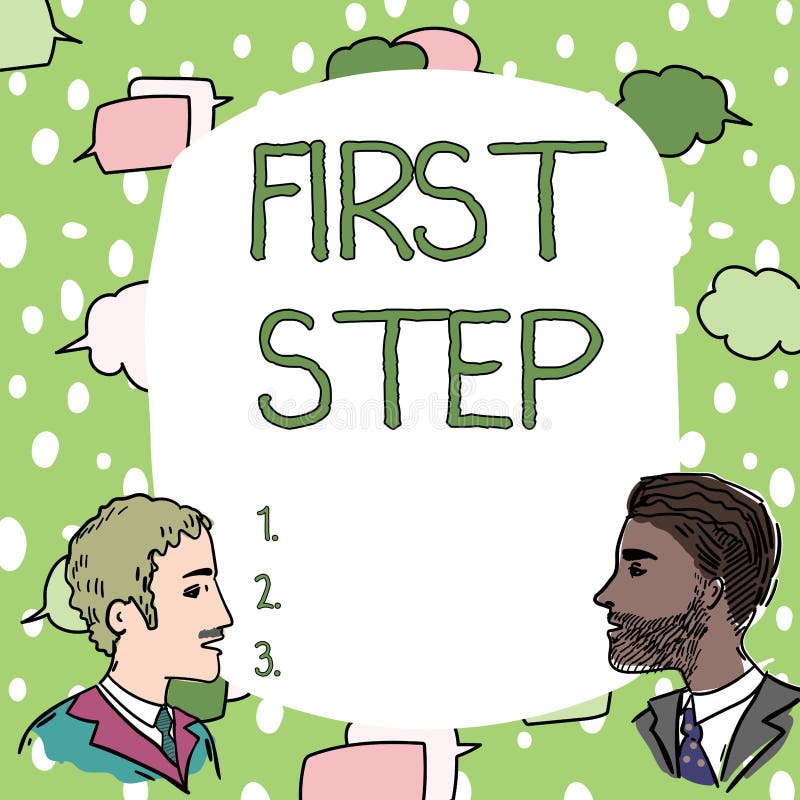 Conceptual Caption First Step. Concept Meaning Pertaining To the Start ...