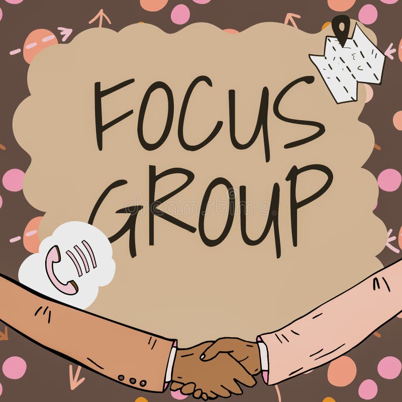 Conceptual Caption Focus Group. Word Written on Showing Assembled To ...